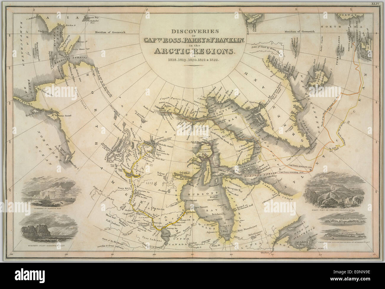 Captains map hi-res stock photography and images - Alamy