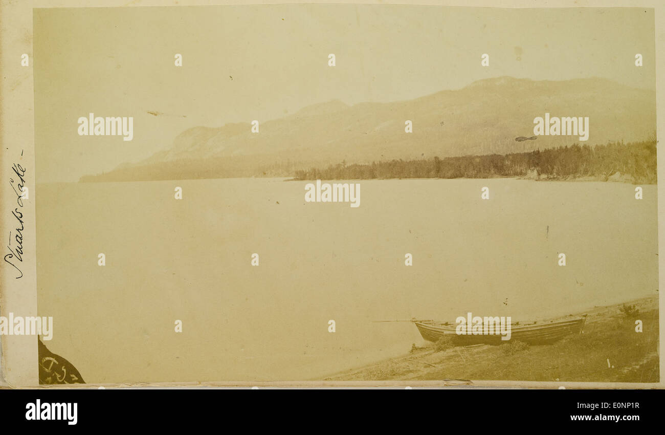 Stuart Lake, located in British Columbia, Canada, is depicted in this ...