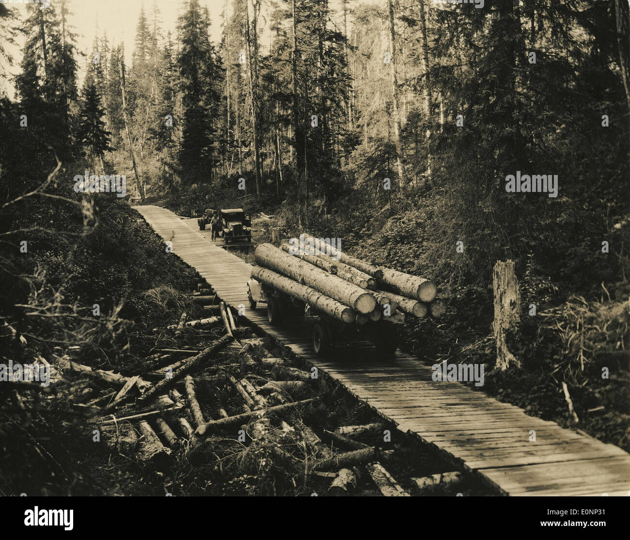Vintage logging road hi-res stock photography and images - Alamy