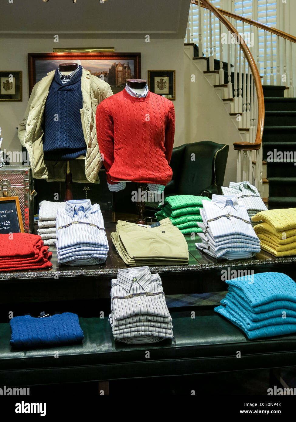 Brooks Brothers Flagship Store on Madison Avenue, NYC, USA Stock Photo ...