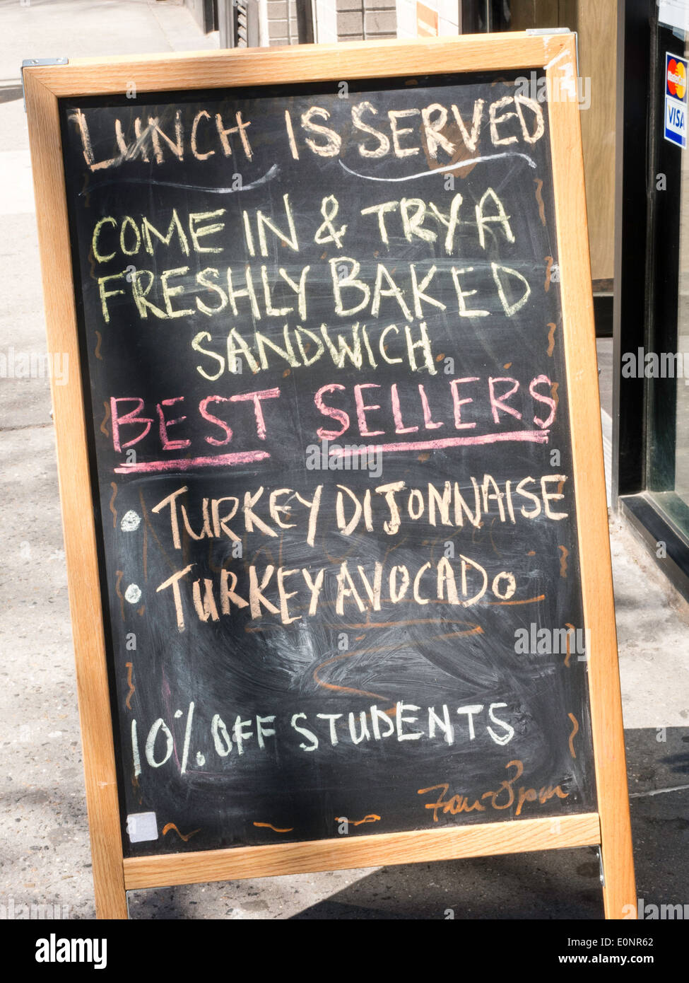 Handwritten menu hi-res stock photography and images - Alamy