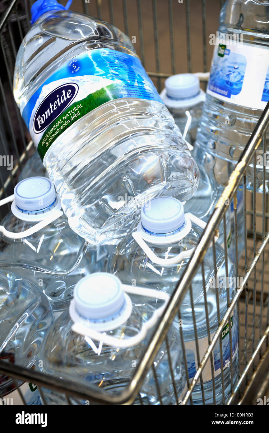 Supermarket bottled water hi-res stock photography and images - Alamy