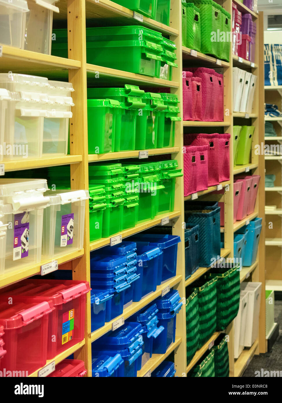Storage containers shelves store hi-res stock photography and images ...