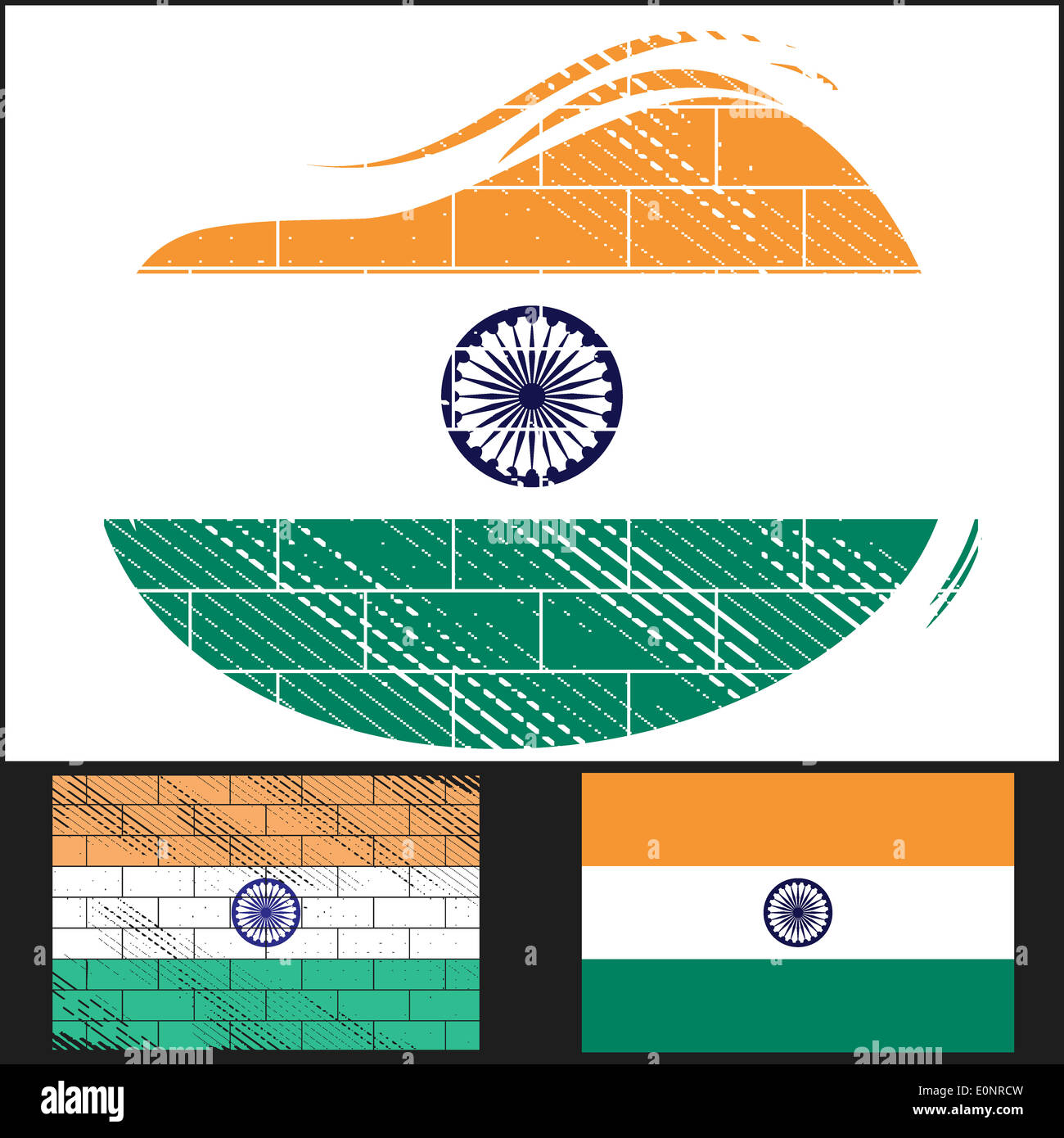 Scratched flag of India Stock Photo - Alamy