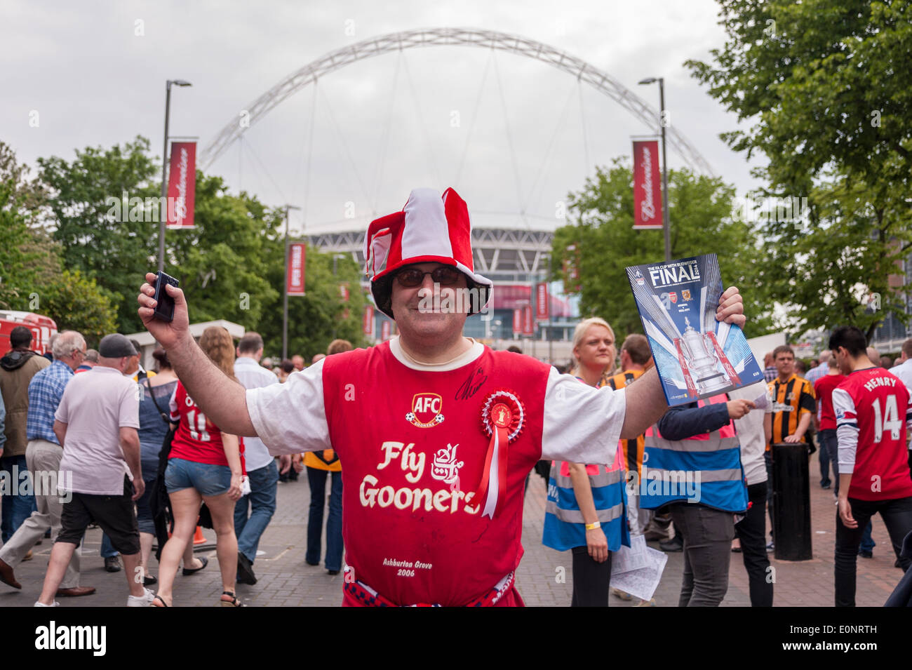 Wembley stadium, London, UK, 17 May 2014. FA Cup Final between Arsenal ...