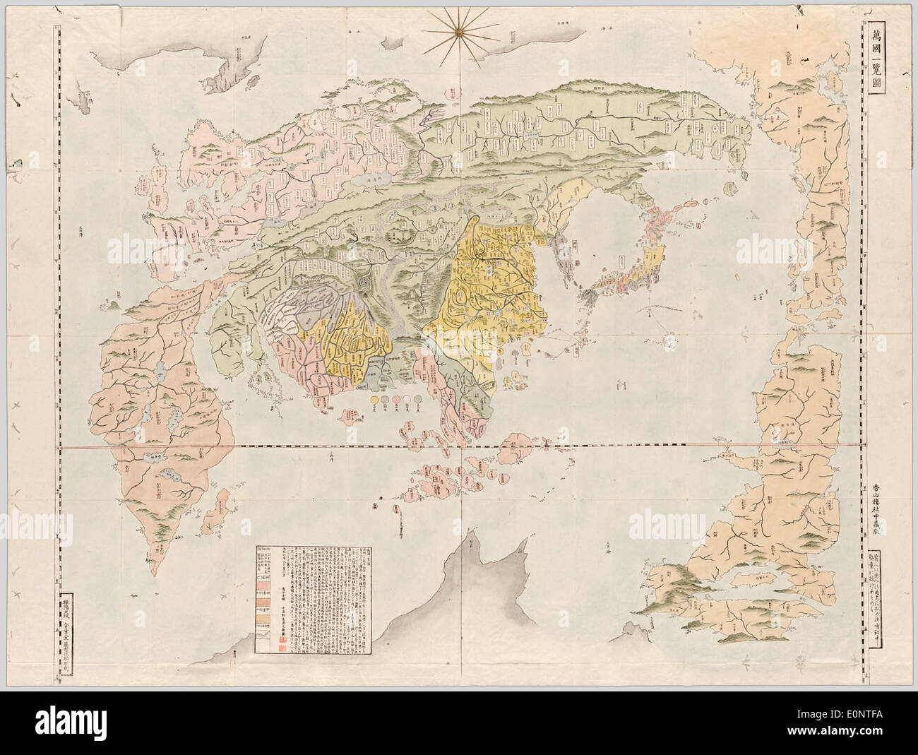 Edo era japan map hi-res stock photography and images - Alamy