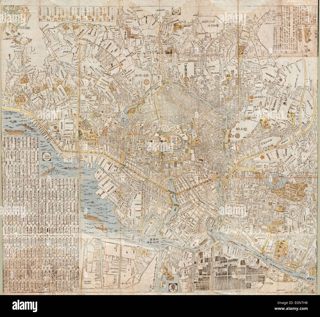 Japan map outline hi-res stock photography and images - Alamy