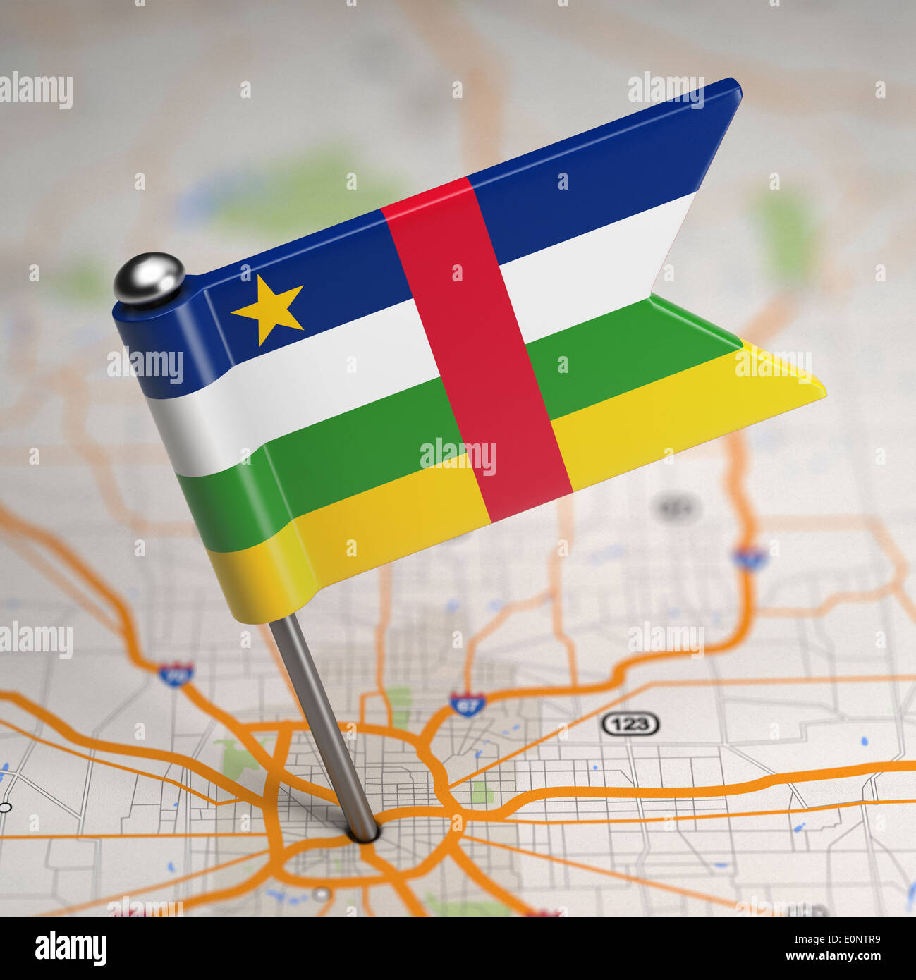 Central african map hi-res stock photography and images - Alamy
