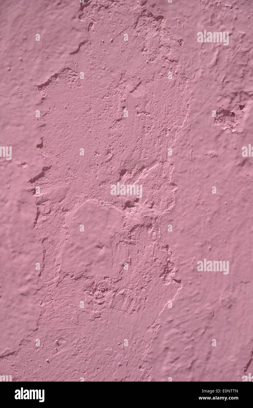 old pink wall in mexico Stock Photo - Alamy