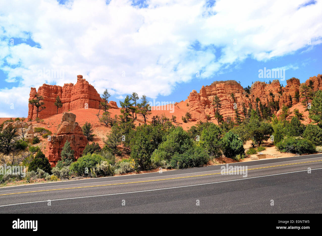 red canyon route USA Stock Photo - Alamy
