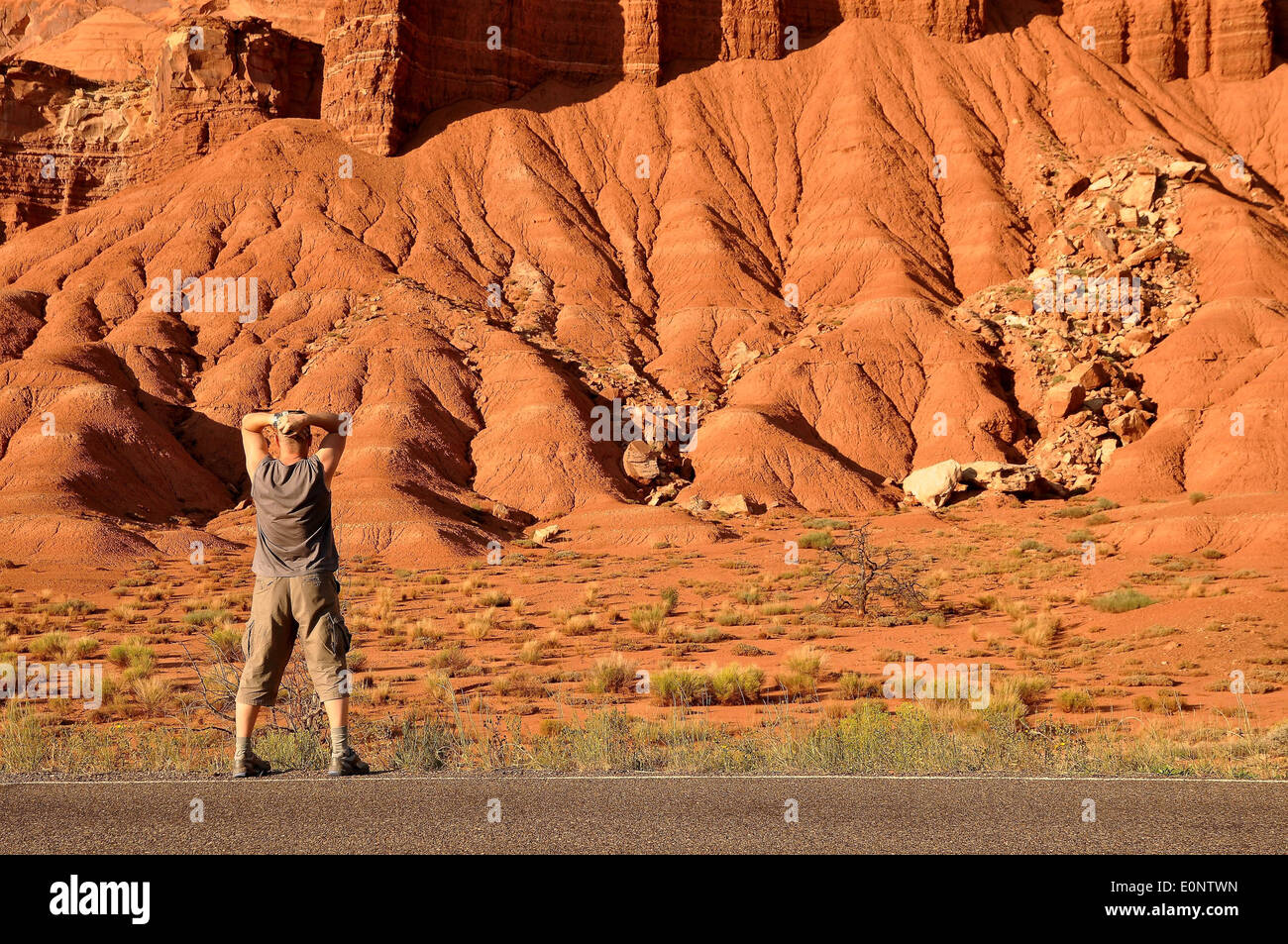 Look out on the Rocks Stock Photo - Alamy