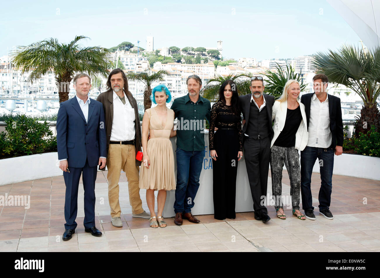 Actor Douglas Henshall, director Kristian Levring, actors Nanna Oland ...