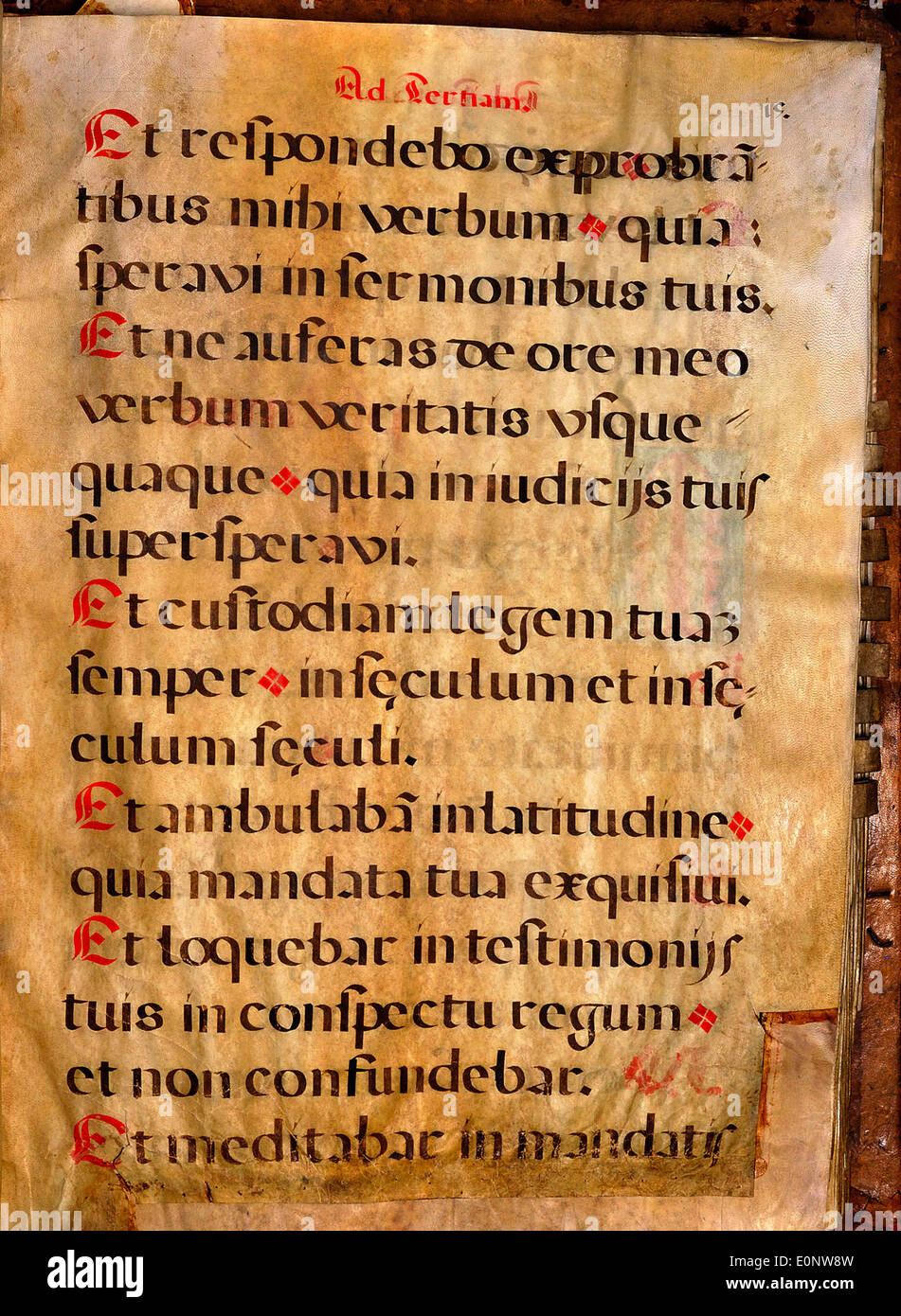 Gregorian chant manuscript hi-res stock photography and images - Alamy