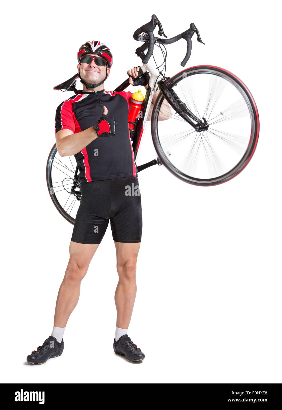 Funny cyclist Cut Out Stock Images & Pictures - Alamy