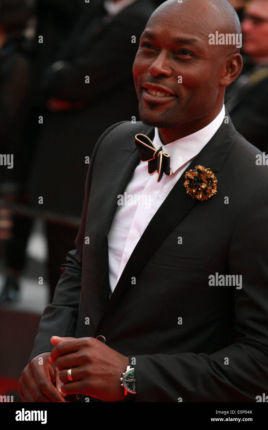 Jimmy Jean-Louis at the Saint-laurent gala screening red carpet at the ...