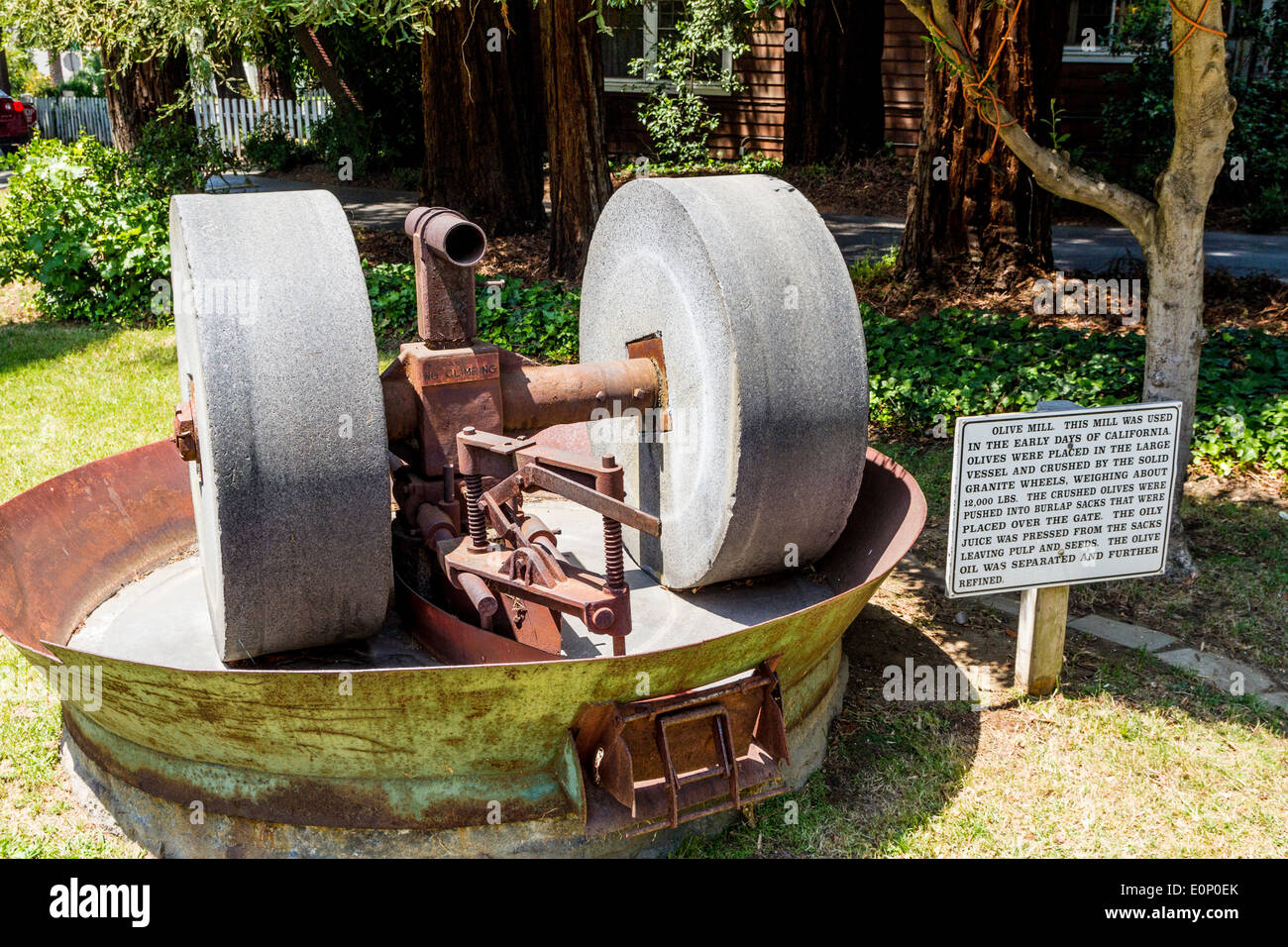 Graber Olive house in Ontario California Stock Photo - Alamy