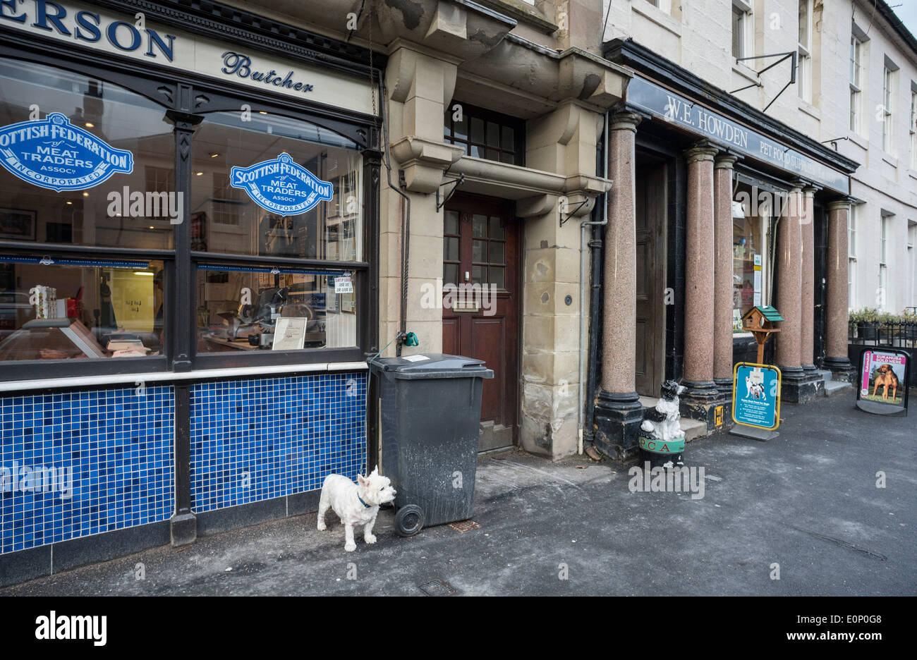 Coldstream, Scottish Borders, UK - Howden's pet food store, the oldest ...