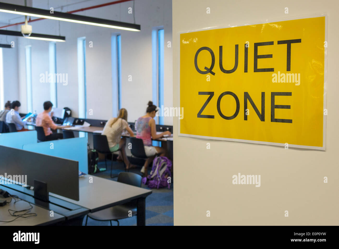 Quiet Sign Library High Resolution Stock Photography and Images - Alamy
