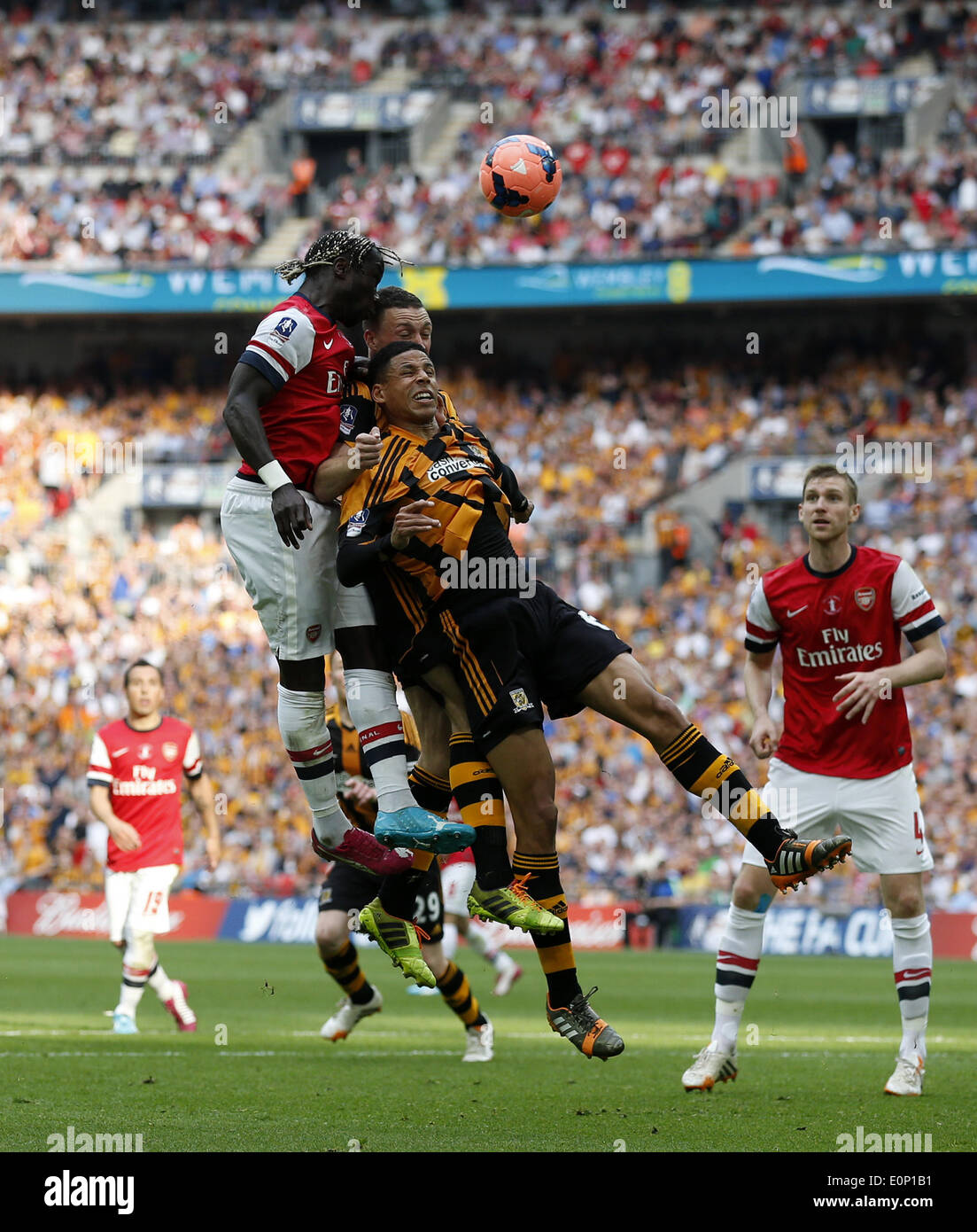 2014 fa cup final arsenal hull hi-res stock photography and images - Alamy