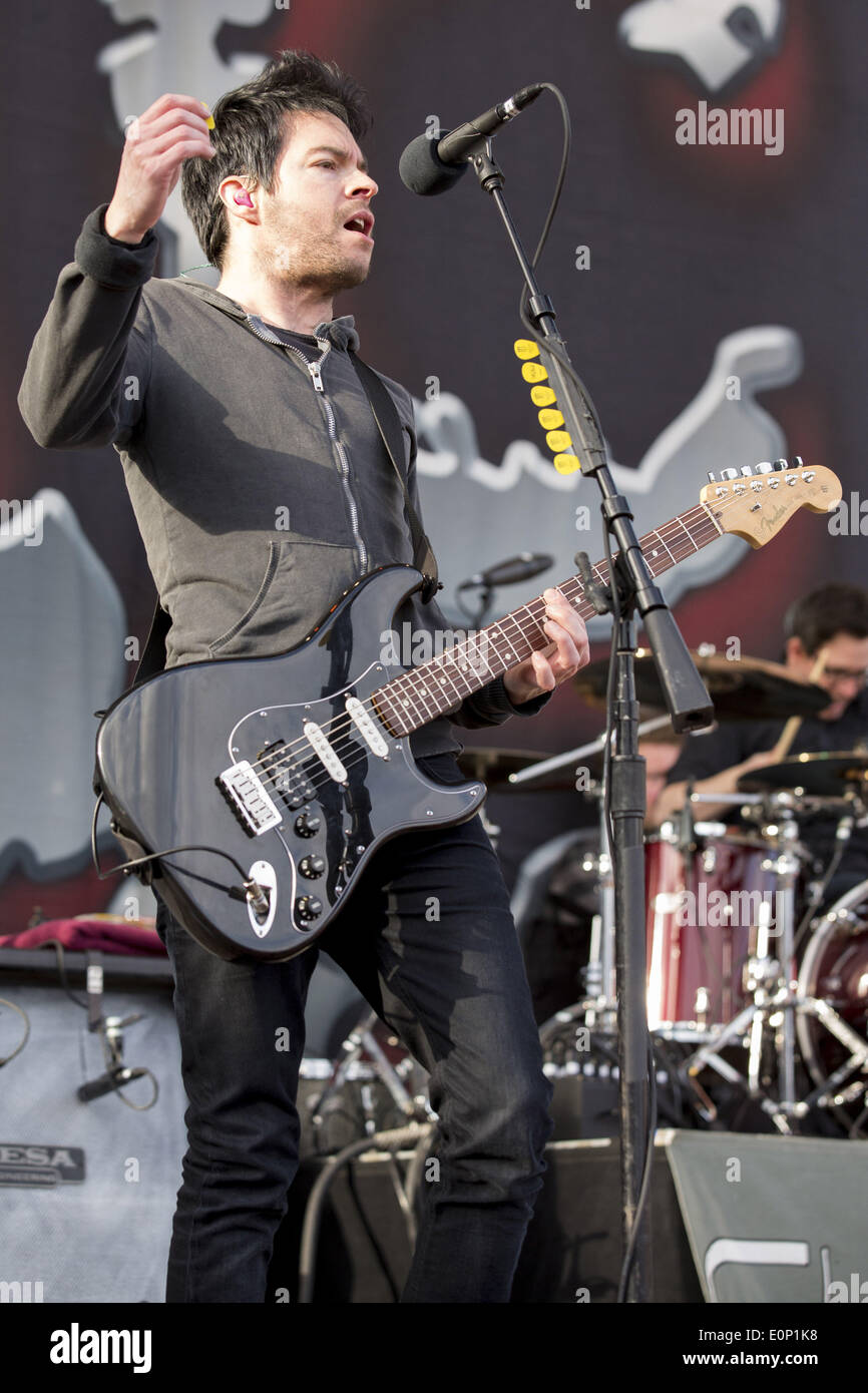 Columbus, Ohio, USA. 17th May, 2014. Guitarist and lead vocalist PETE ...