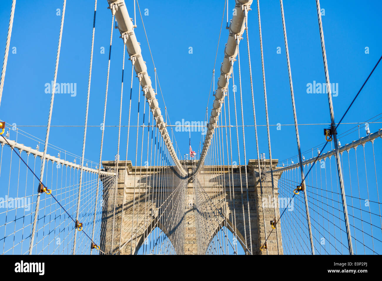 Brooklyn bridge detail hi-res stock photography and images - Alamy