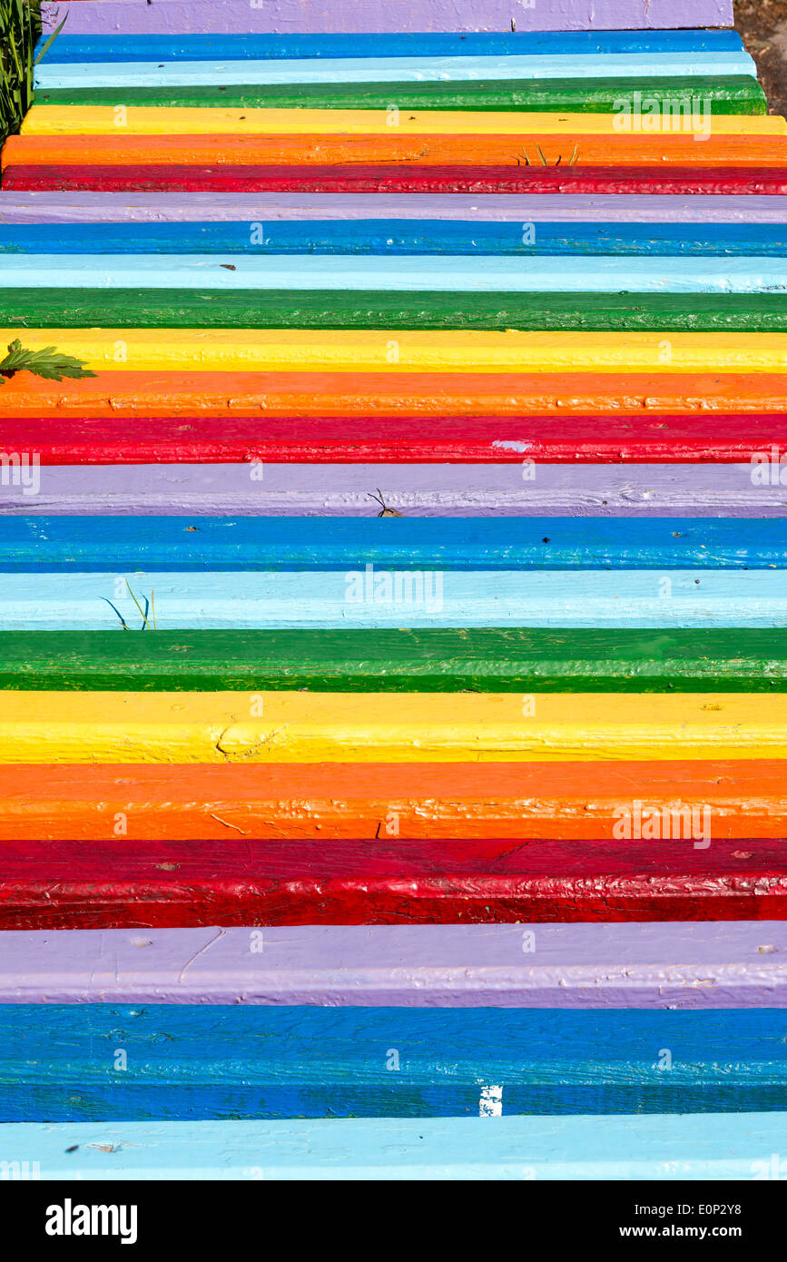 Wood bench texture hi-res stock photography and images - Alamy