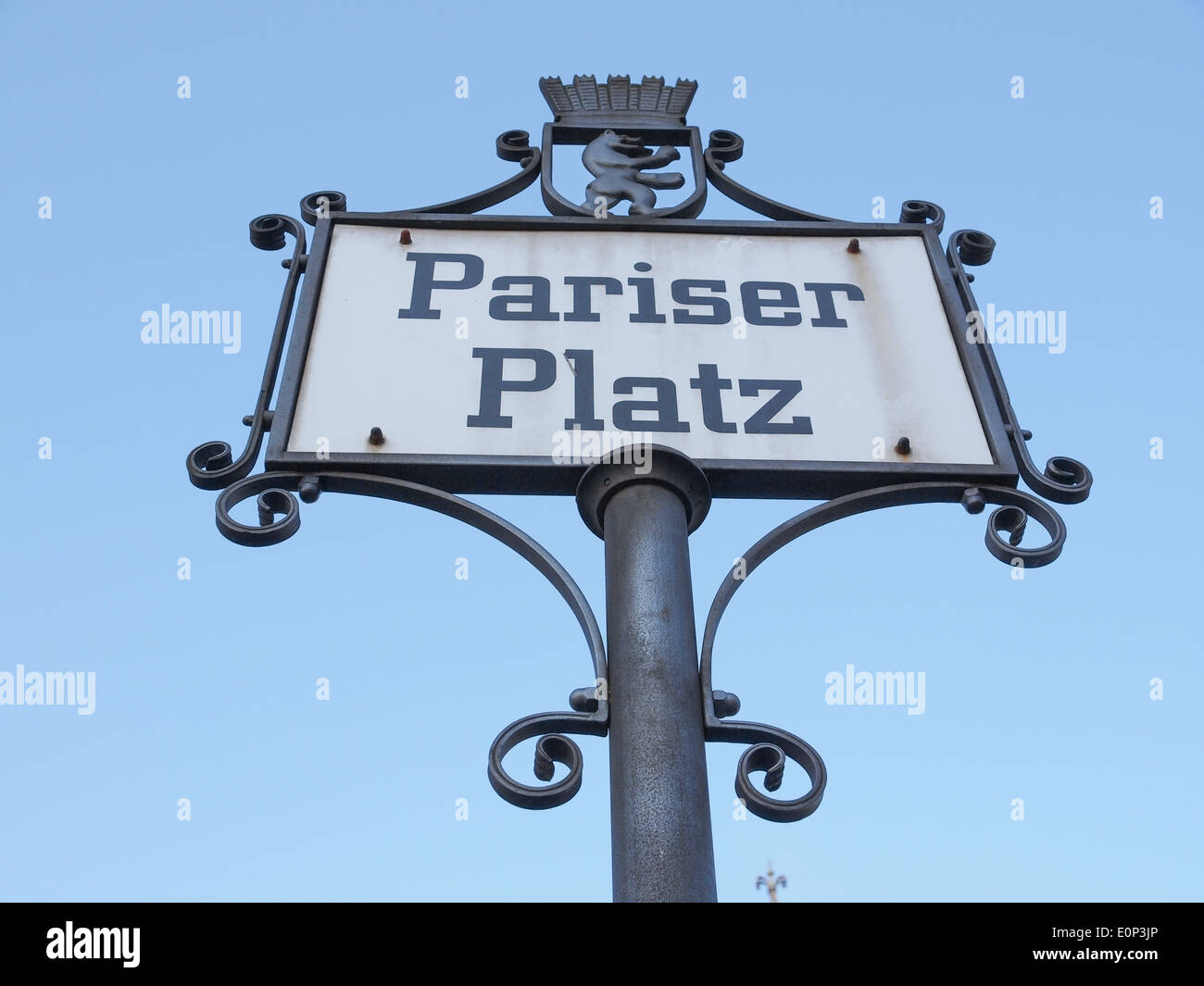Pariser Platz sign in Berlin Germany Stock Photo - Alamy