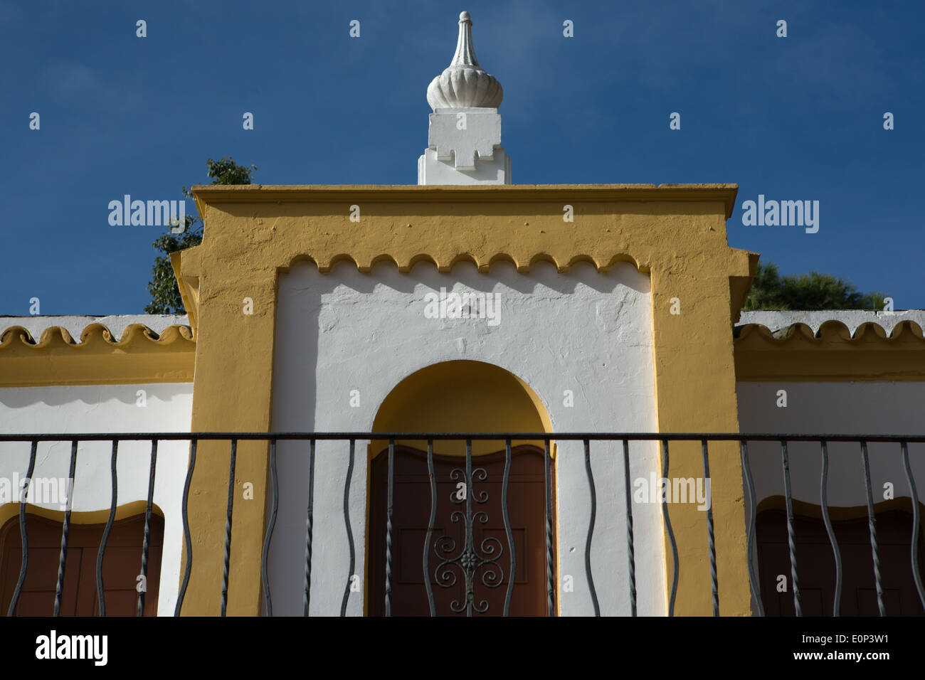 Balcony of a traditional Andalusian house in Cordoba, Andalusia, Spain ...