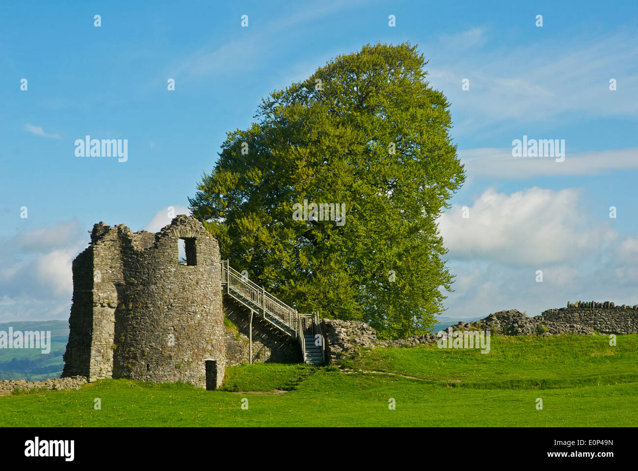 Kendal Castle, Cumbria, England UK Stock Photo - Alamy