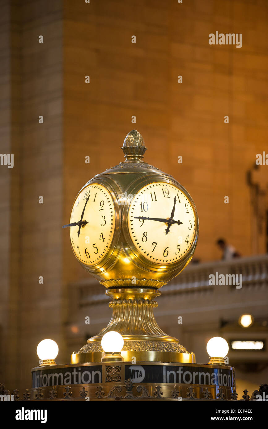Grand Central clock Stock Photo - Alamy