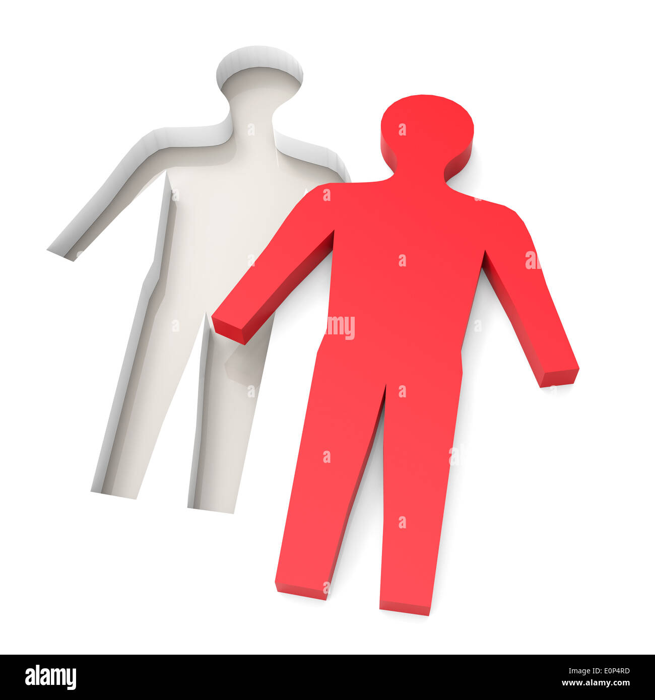 Human shaped jigsaw puzzle hi-res stock photography and images - Alamy