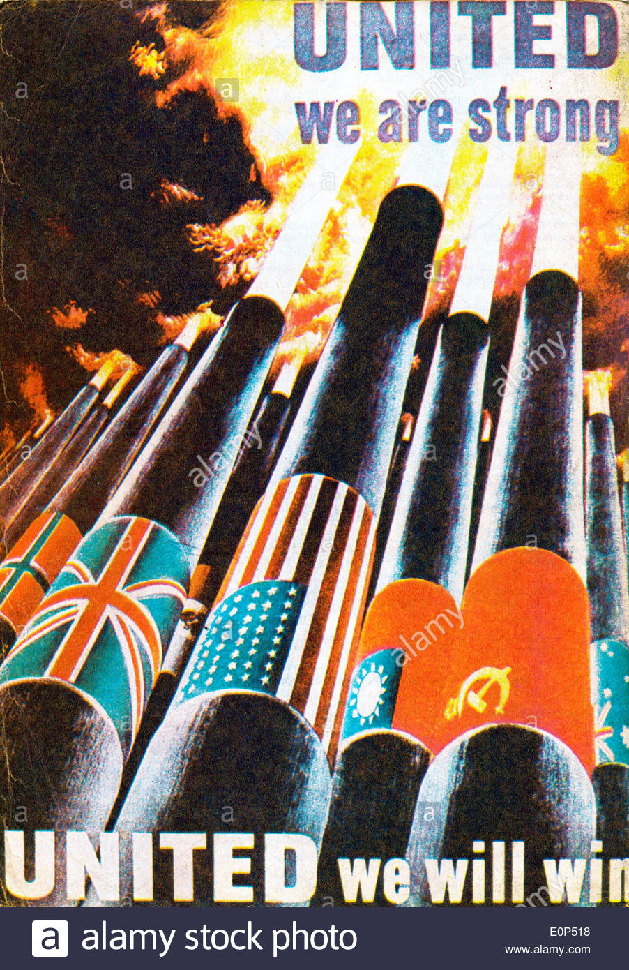 Vintage World War Ii Poster Stock Photos & Vintage World War Ii Poster ...