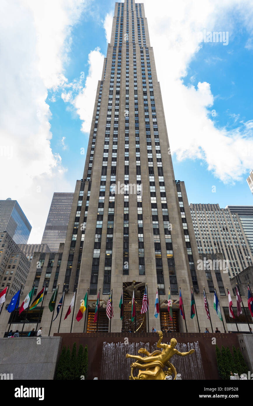 Rockerfeller nyc hi-res stock photography and images - Alamy