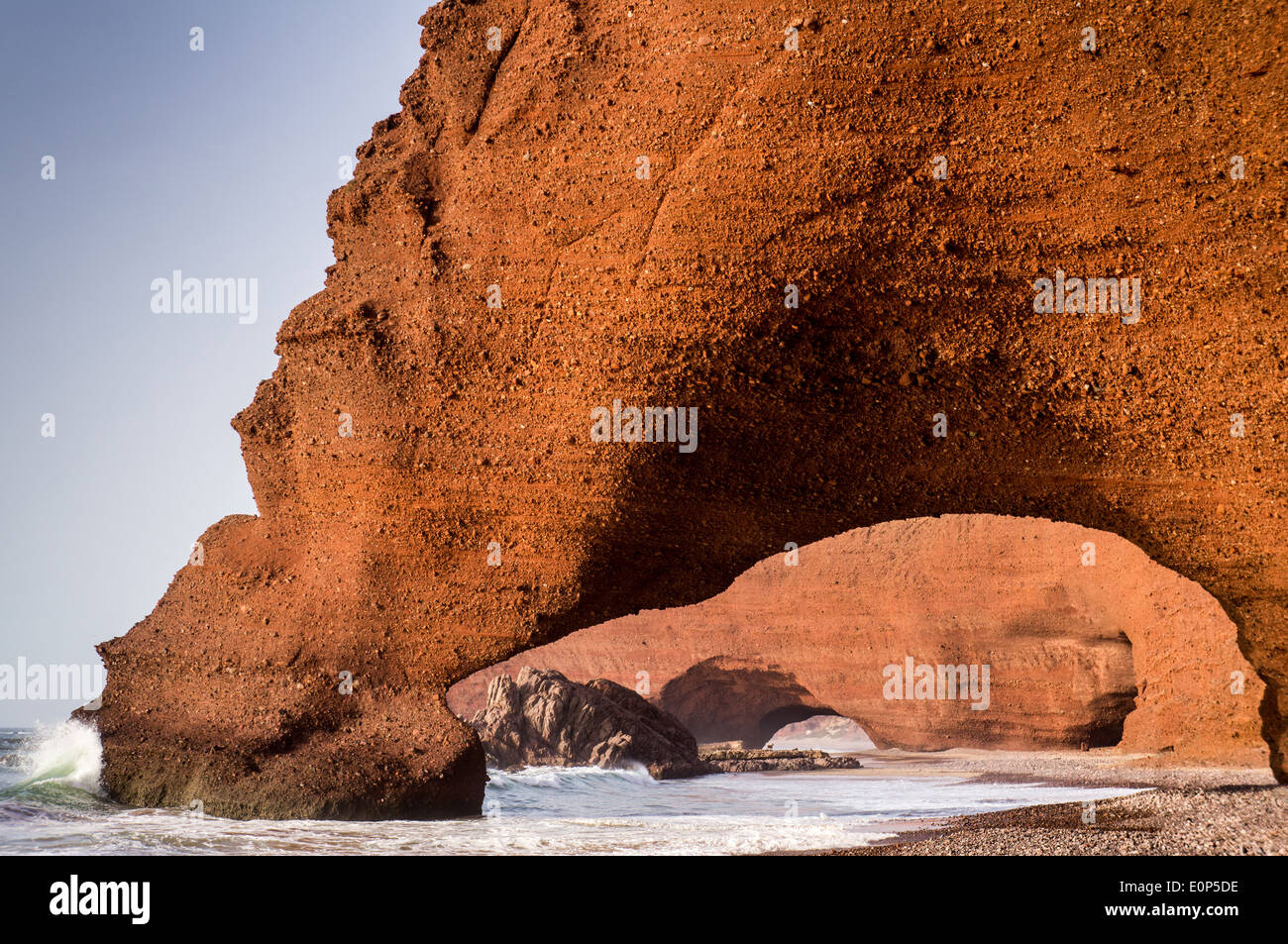 Red arches on atlantic ocean hi-res stock photography and images - Alamy