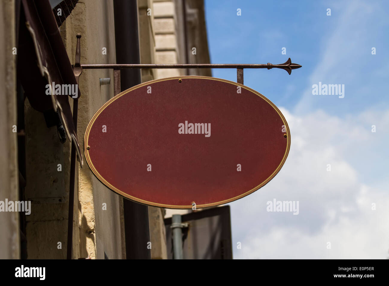 View at the empty street sign Stock Photo - Alamy
