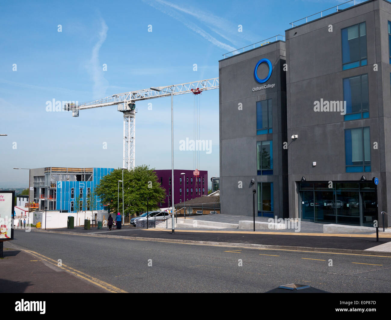 Part of the Oldham College Campus new build, Oldham, Greater Manchester ...