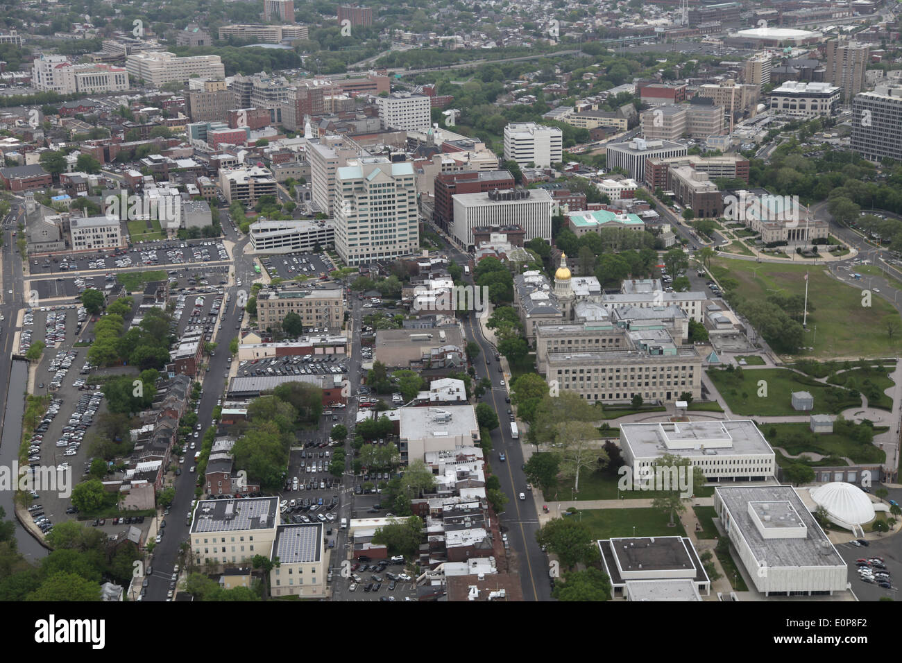 Aerial view of Trenton, New Jersey Stock Photo - Alamy