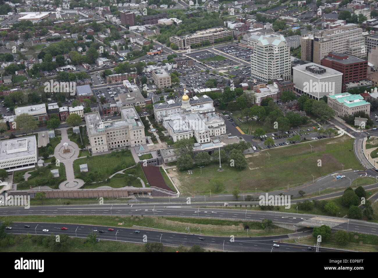 Aerial view of Trenton, New Jersey Stock Photo - Alamy