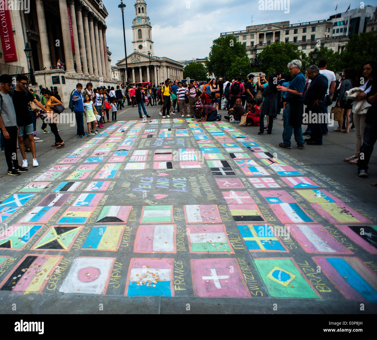 World country flags square hi-res stock photography and images - Alamy