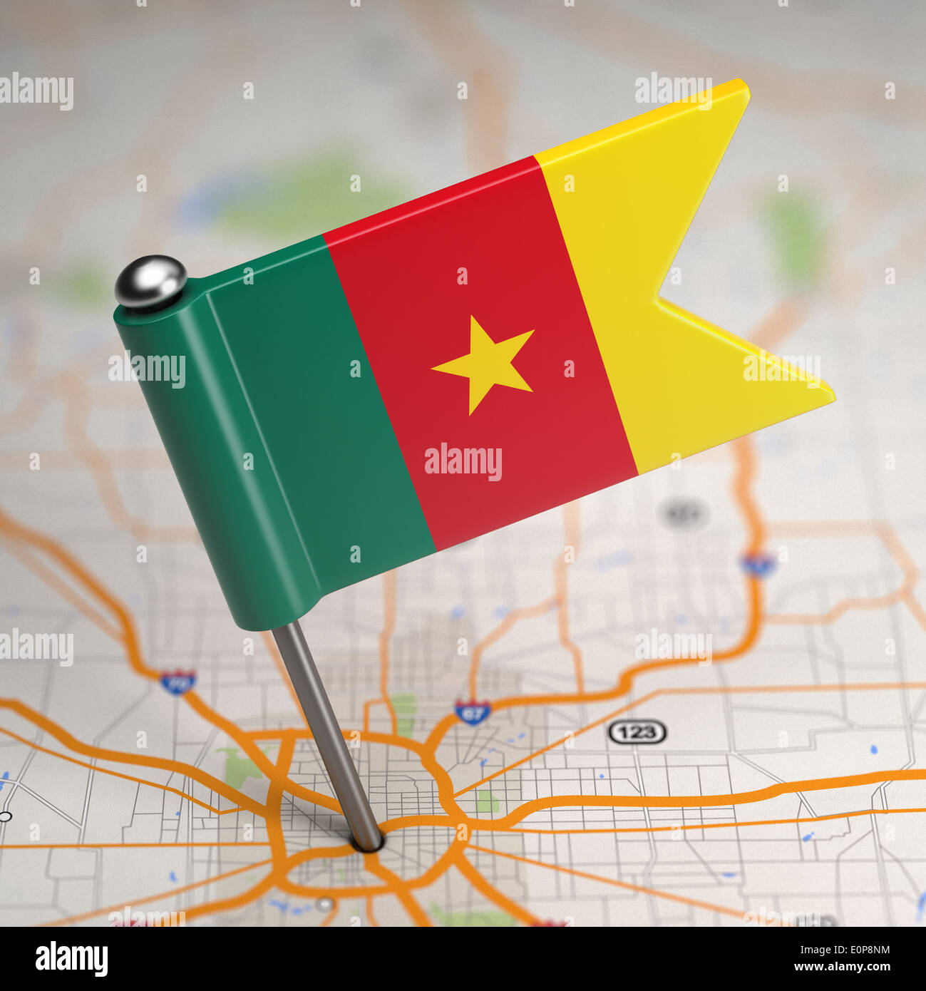 Country cameroon map hi-res stock photography and images - Alamy