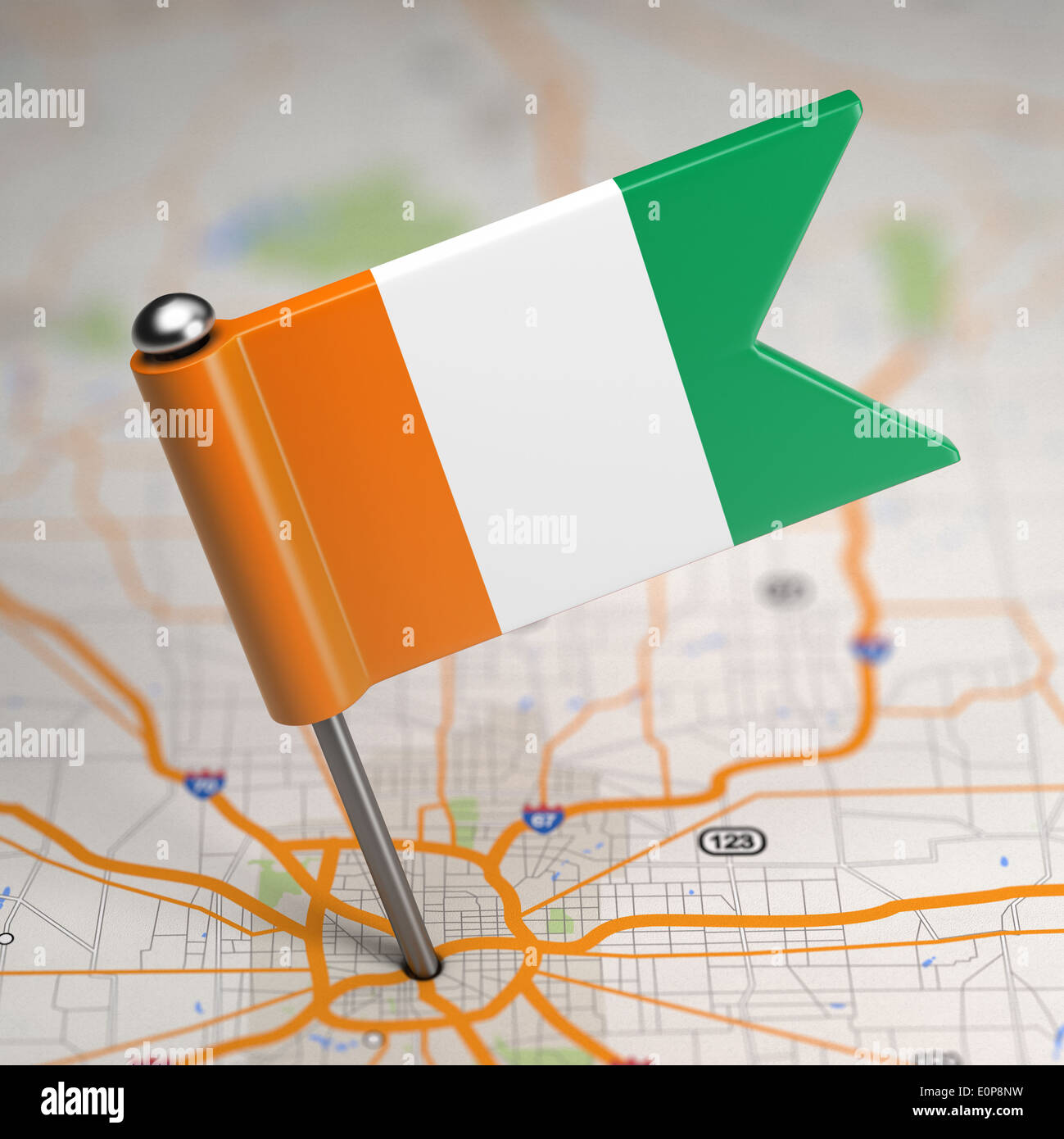 Country ivory coast map hi-res stock photography and images - Alamy