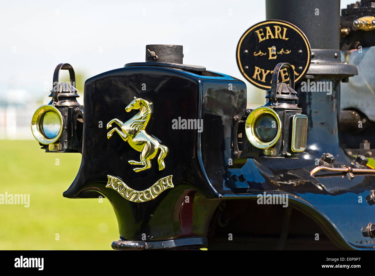 Vintage rally Mona Anglesey North Wales Uk Stock Photo - Alamy