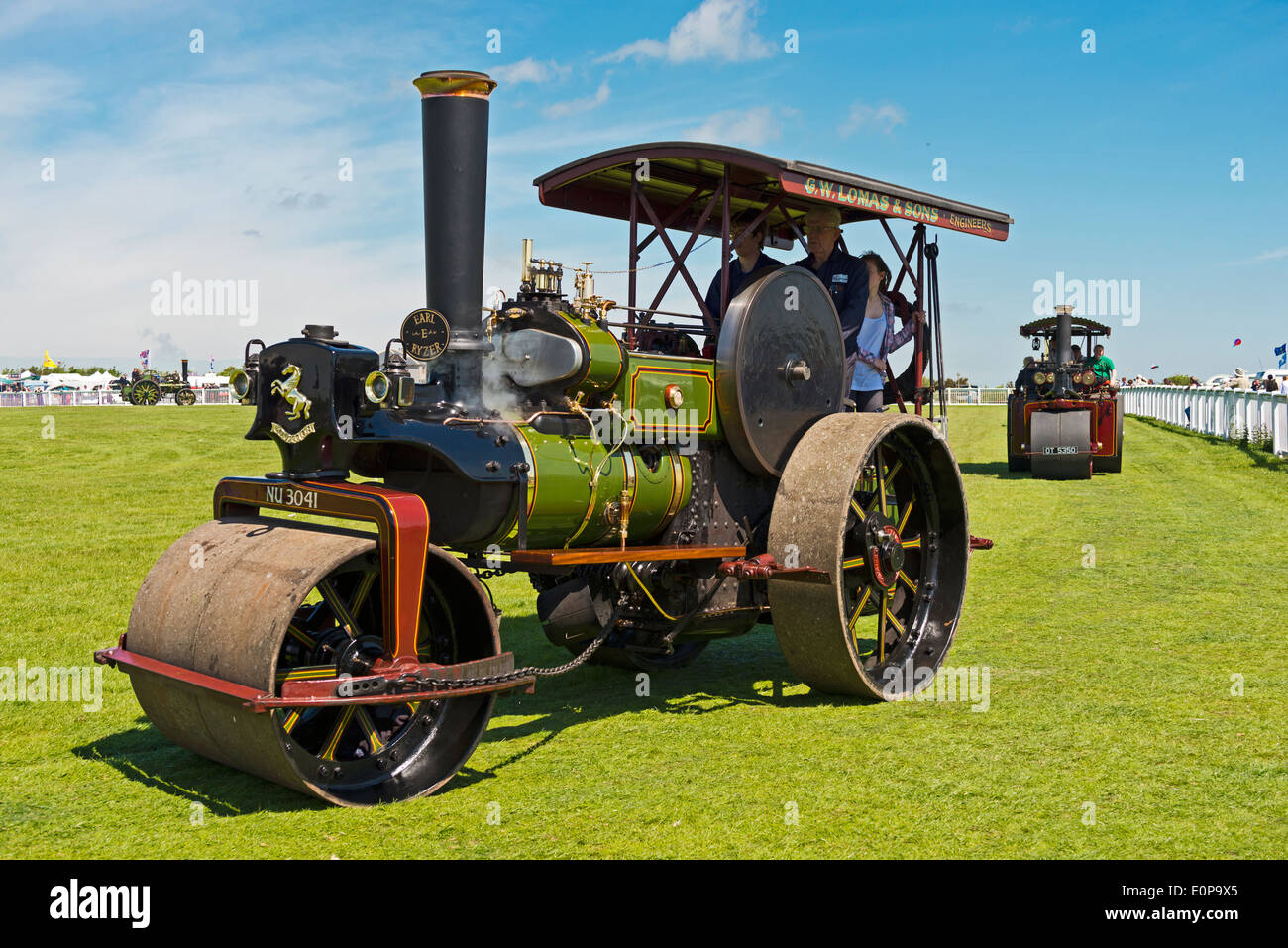 Vintage rally Mona Anglesey North Wales Uk Stock Photo - Alamy