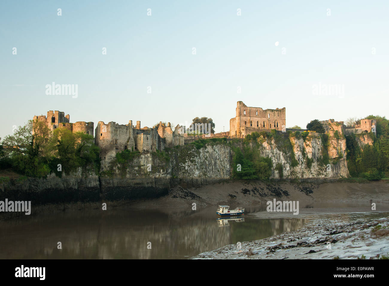 Chepstow river wye low tide hi-res stock photography and images - Alamy