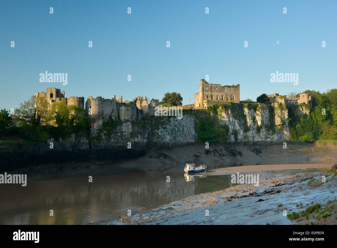 Chepstow river wye low tide hi-res stock photography and images - Alamy