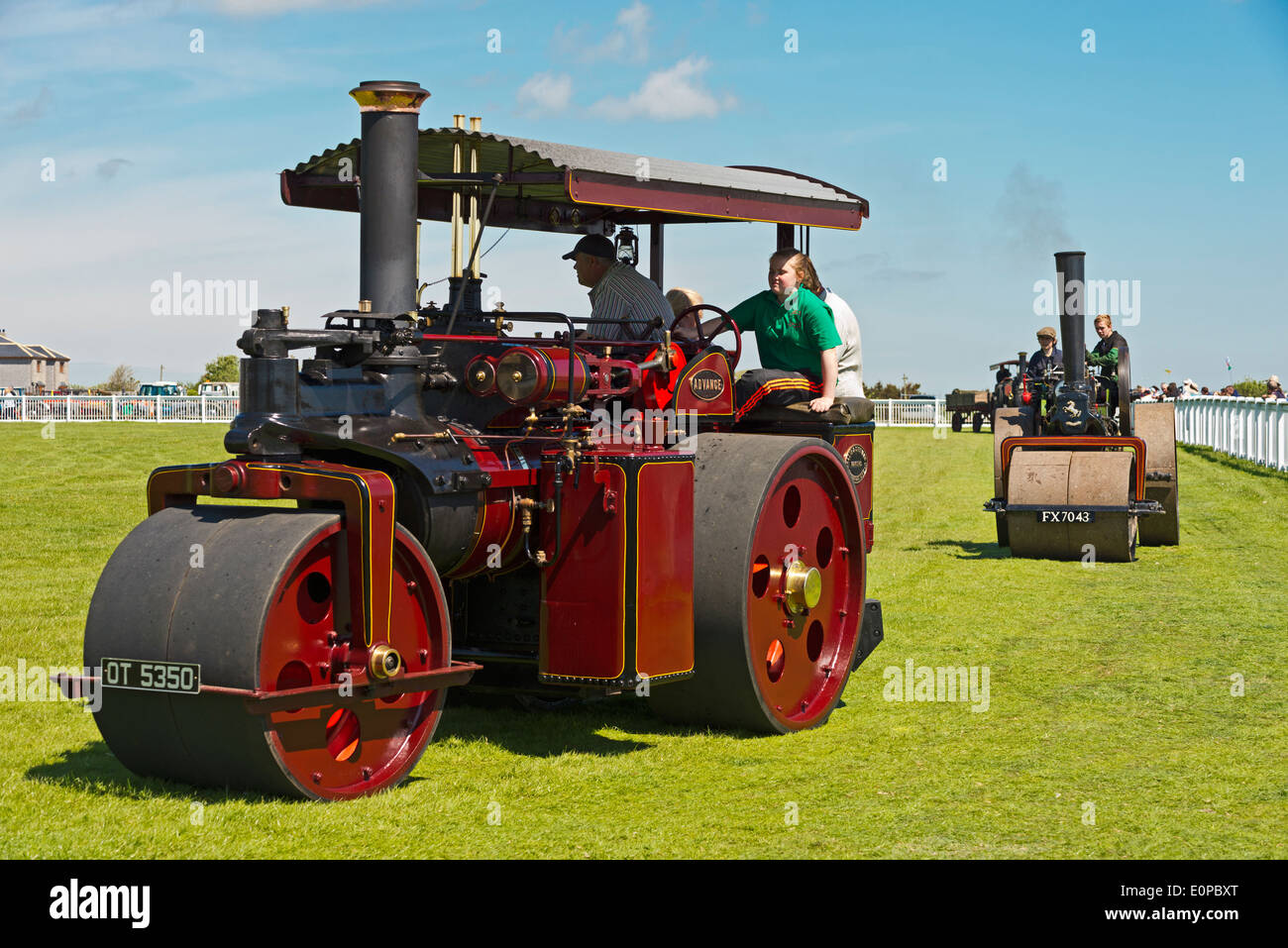 Vintage rally Mona Anglesey North Wales Uk Stock Photo - Alamy