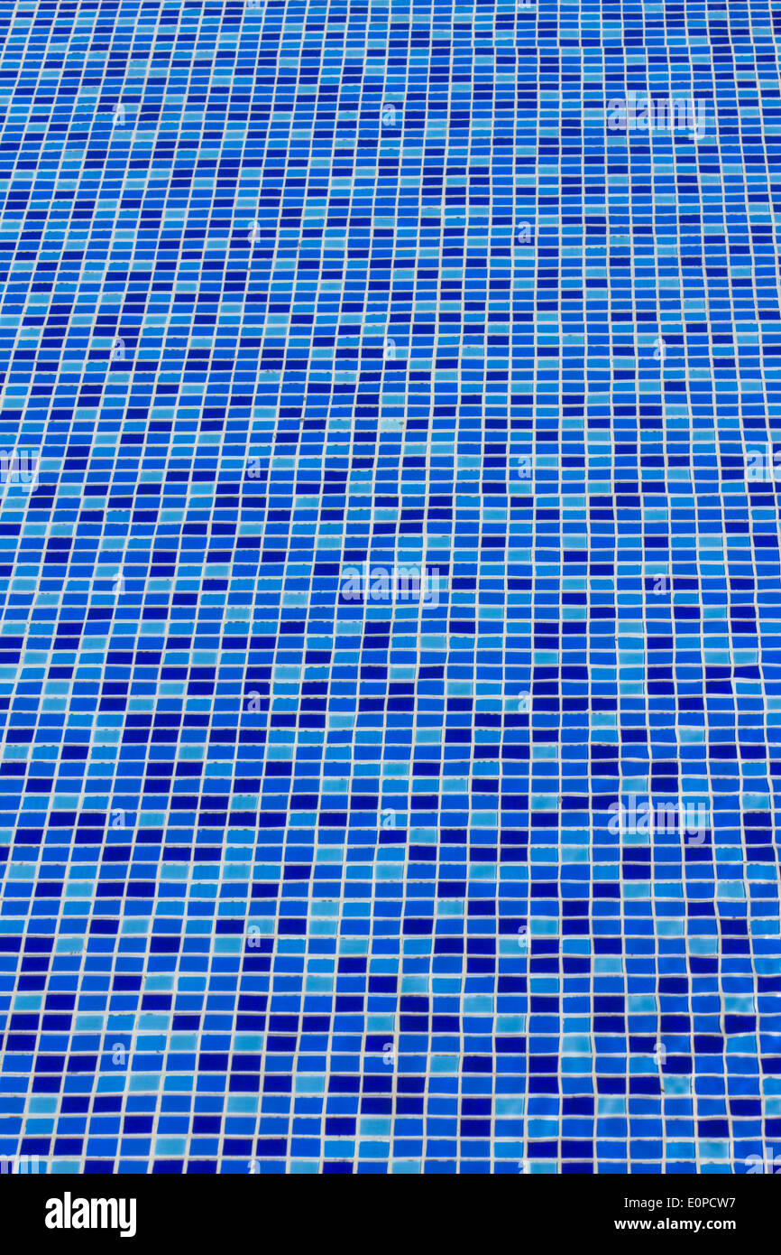 ceramic tile mosaic in swimming pool - seamless texture Stock Photo - Alamy
