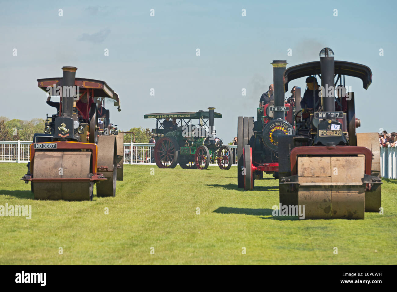 Vintage rally Mona Anglesey North Wales Uk Stock Photo - Alamy