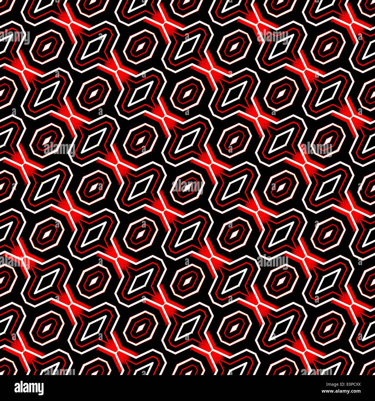 Seamless red futuristic flash-pattern Stock Photo - Alamy