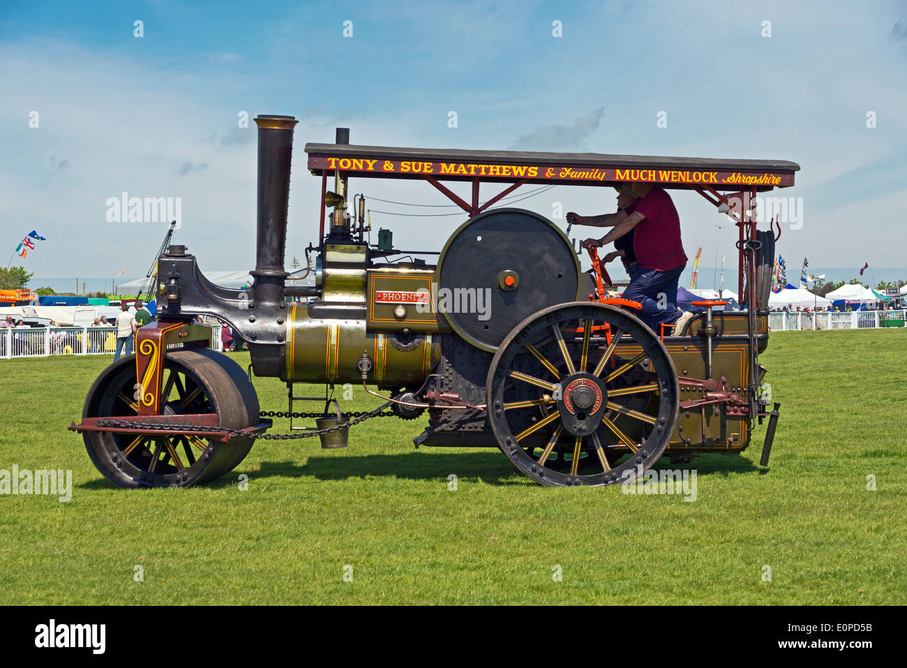 Vintage rally Mona Anglesey North Wales Uk Stock Photo - Alamy